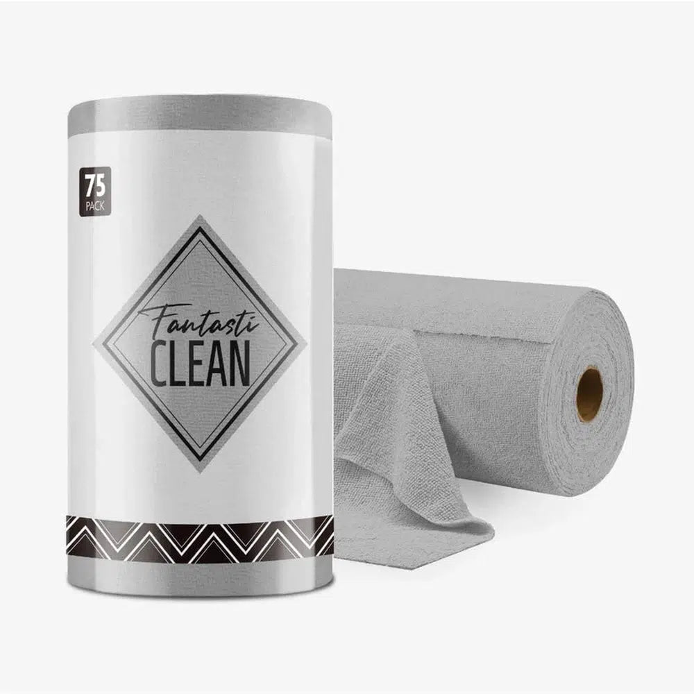 NEW Fantasticlean microfibre cloth on roll (75 pcs) – Cartec UK